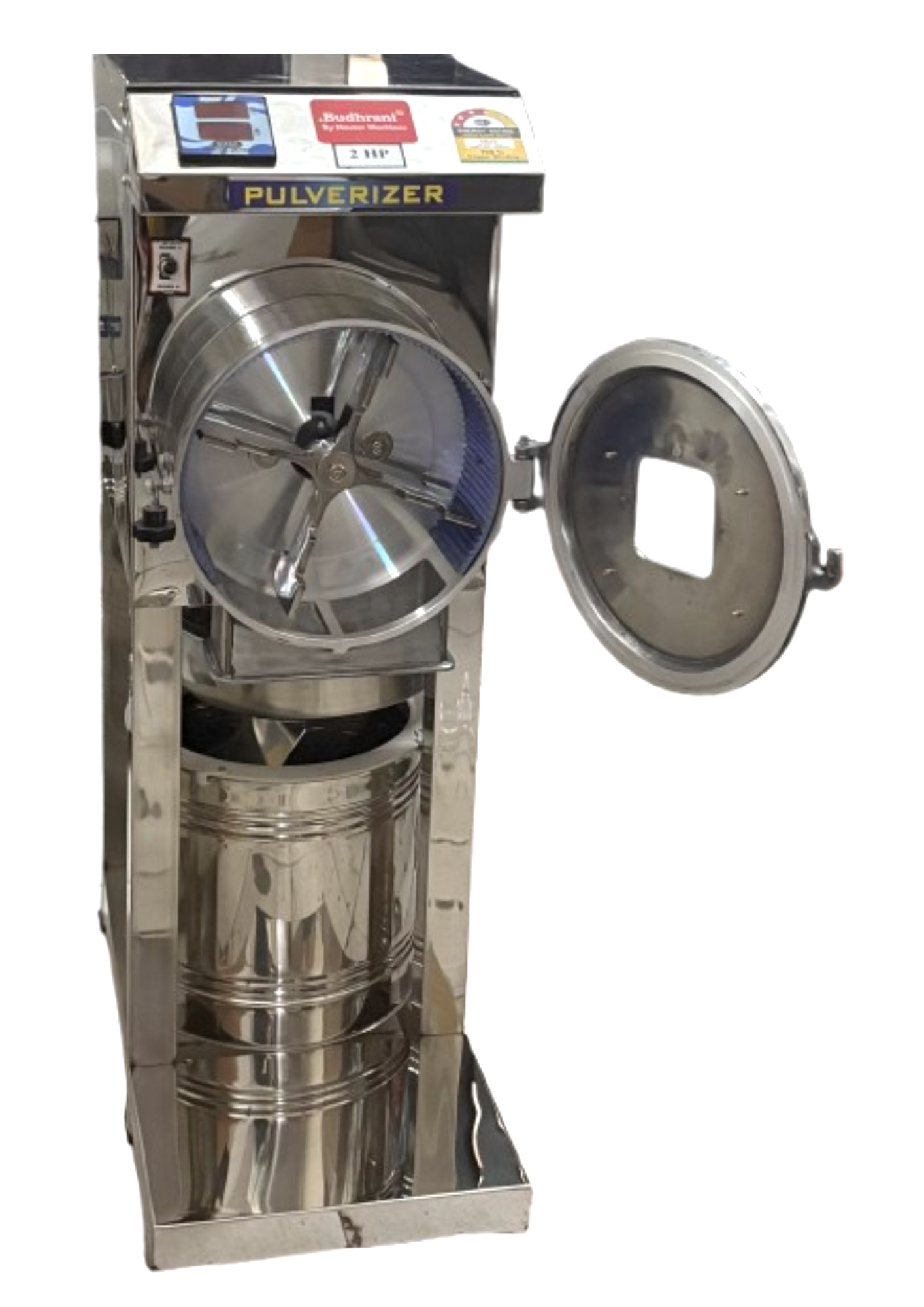 Budhrani by Master Machines 2 in 1 Aata Chakki Pulverizer Machine 2 HP ...